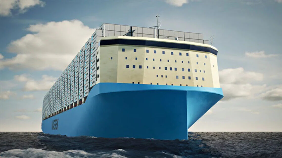 Maersk divulga a imagem da primeira frota de navios porta-contêineres ...