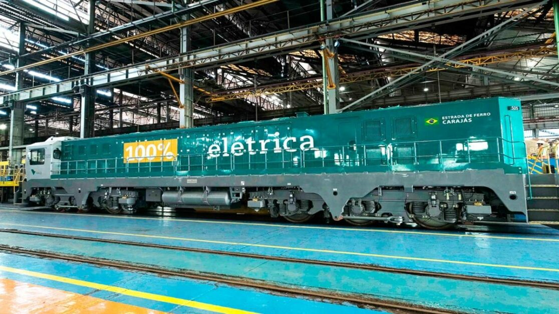 Vale recebe sua segunda locomotiva elétrica para operações na mina do ...