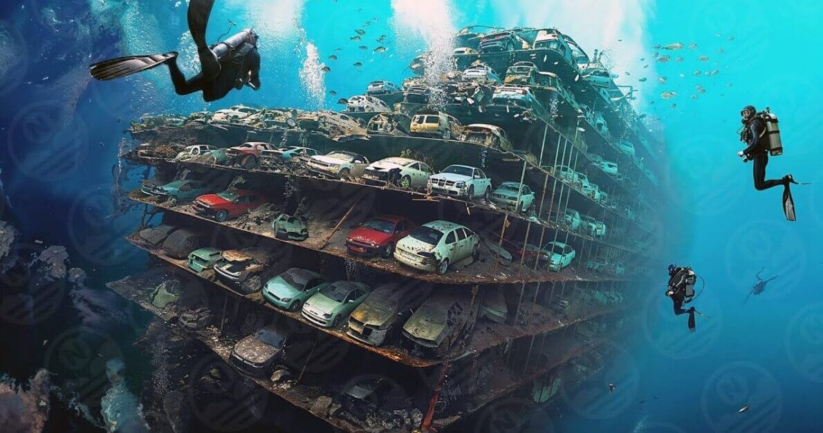 The day more than 4 THOUSAND luxury cars sank at sea: the world's worst ...