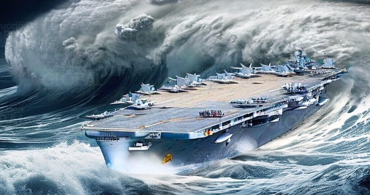 USS Gerald R. Ford: This American aircraft carrier was hit by a giant ...