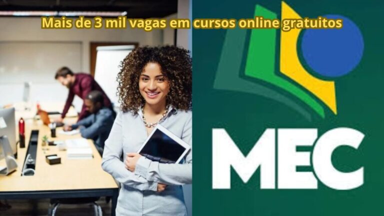 O Ministério da Educação (MEC) acaba de liberar 3,7 mil vagas em cursos ...