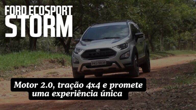 Ford EcoSport Storm 2018: A versão 4x4 que traz tração nas quatro rodas ...