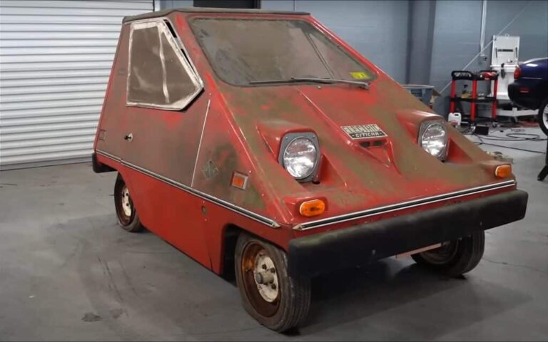 Veículo elétrico dos anos 1970 é encontrado e lavado pela primeira vez ...