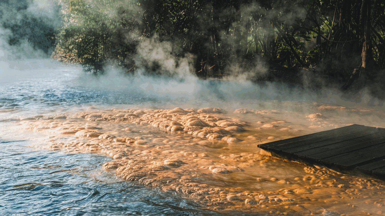 Descubra o rio da Amazônia que ferve! Suas águas chegam perto de 100 °C ...