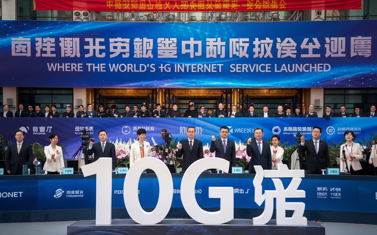 China Aktiviert Das Weltweit Erste 10G Internet Mit Einer China Aktiviert Das Weltweit Erste 10G Internet Mit Einer