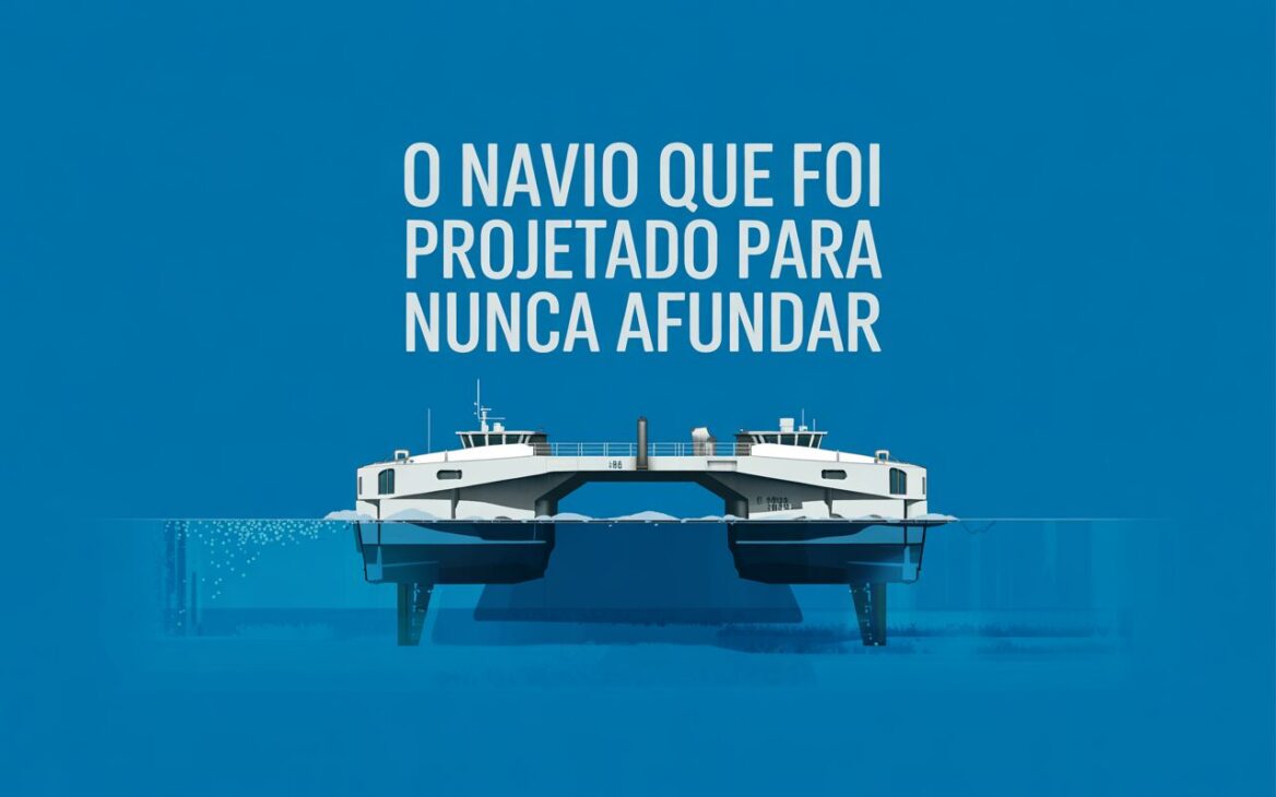 O navio de casco duplo que foi projetado para "nunca afundar" - uma ...
