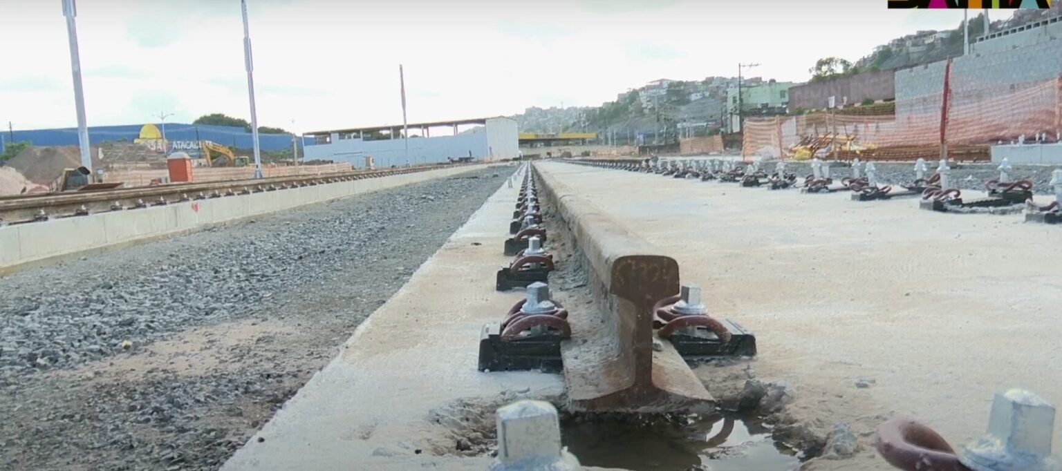 Começou a construção do maior VLT já feito no Brasil; linha de teste ...