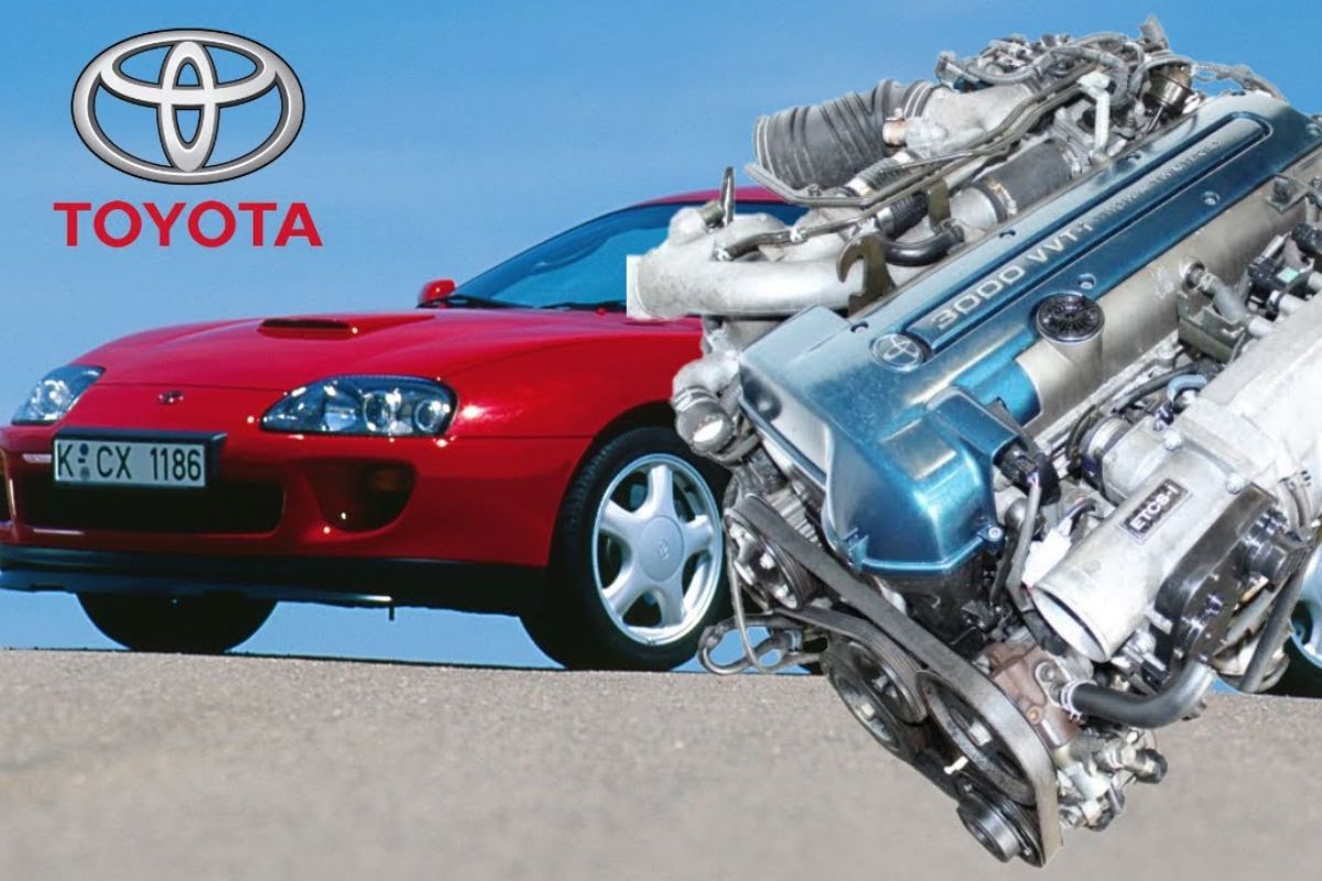 O motor do Toyota Supra, projetado para aguentar 1.000 cv de potência ...
