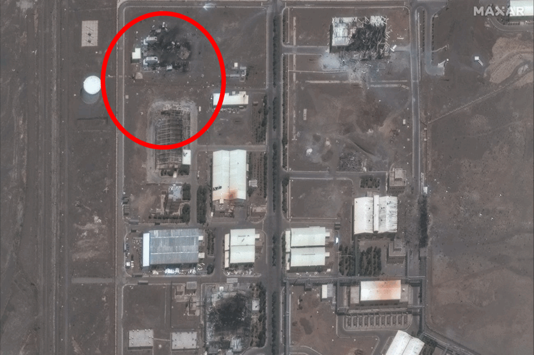 Imagens de satélite mostram os enormes danos que caças de Israel ...