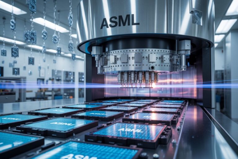 Uma única máquina da ASML, avaliada em US$ 400 milhões, controla a ...