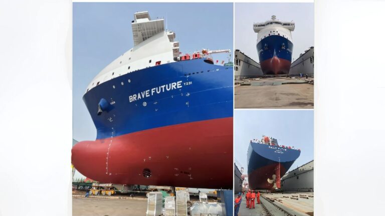 Com motor flex e 188 metros de comprimento, o novo navio Brave Future ...