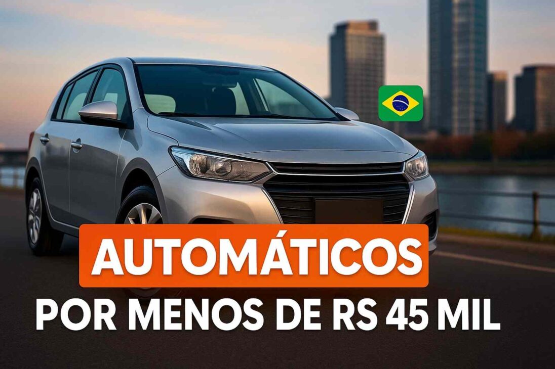 Carros automáticos usados por menos de R$ 45 mil que combinam ...