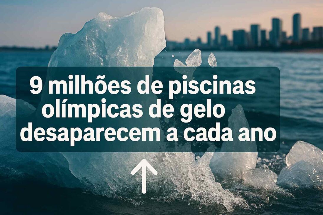 9 million Olympic-sized swimming pools of ice disappear each year ...