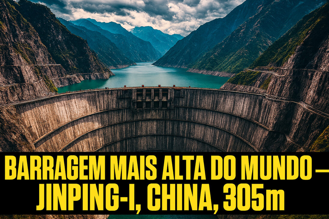 A barragem mais alta do mundo fica na China: Jinping-I tem 305 metros ...
