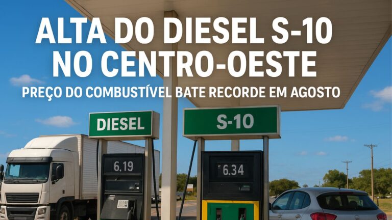Preço do diesel S-10 dispara no Centro-Oeste e bate maior média do país ...