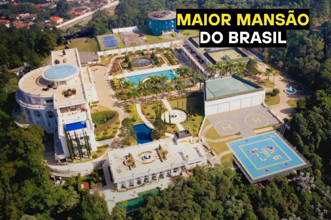 Maior mansão do Brasil avaliada em R$ 1 bilhão impressiona com suíte de ...