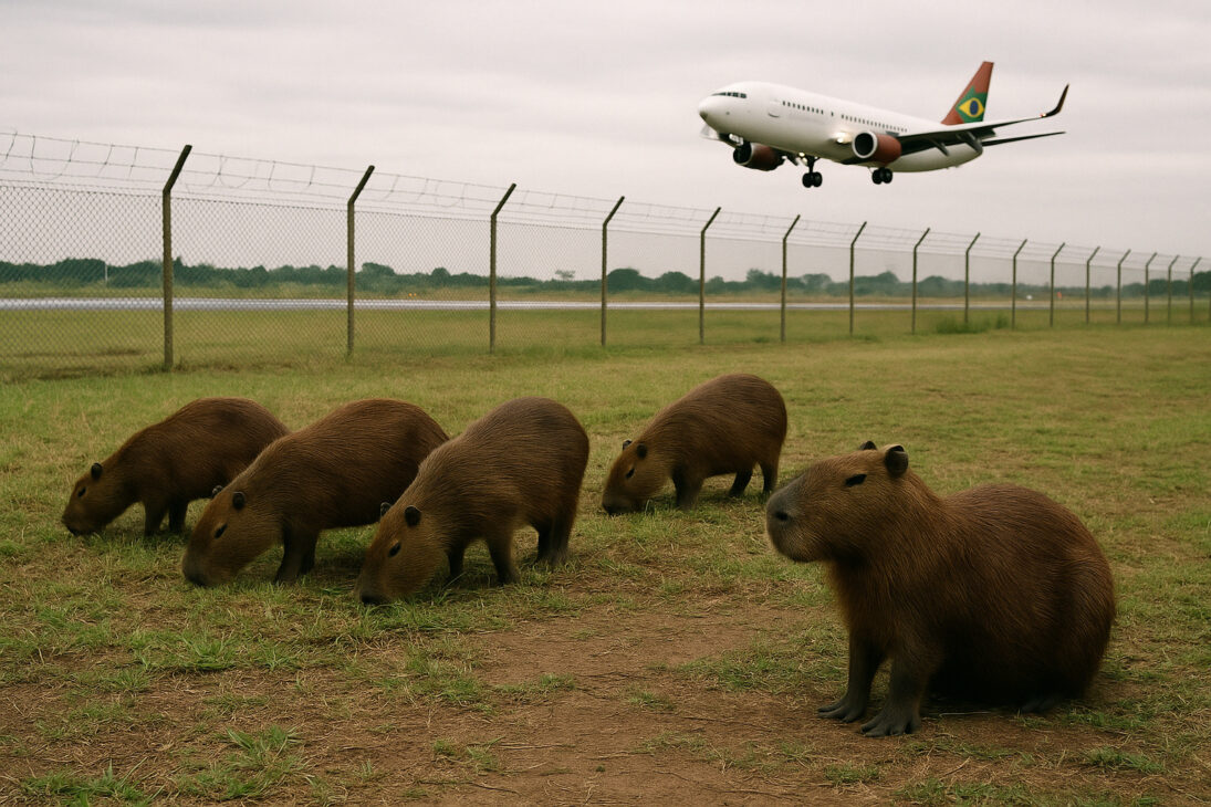 Capivaras já são a 4ª maior ameaça à segurança da aviação brasileira ...