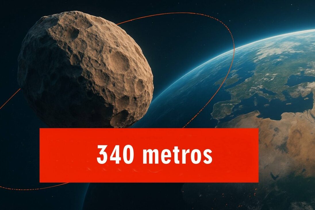 Asteroide Apophis, com 340 metros de diâmetro, passará a 5,9 raios da ...