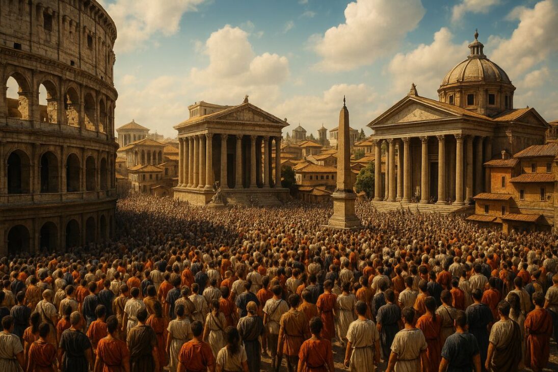 La ciudad de la Antigua Roma era tan poblada que, si existiera hoy ...