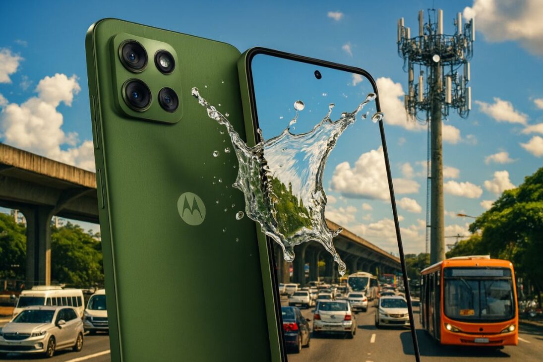 Motorola cell phone for a thousand and a bit: Moto G56 brings water ...
