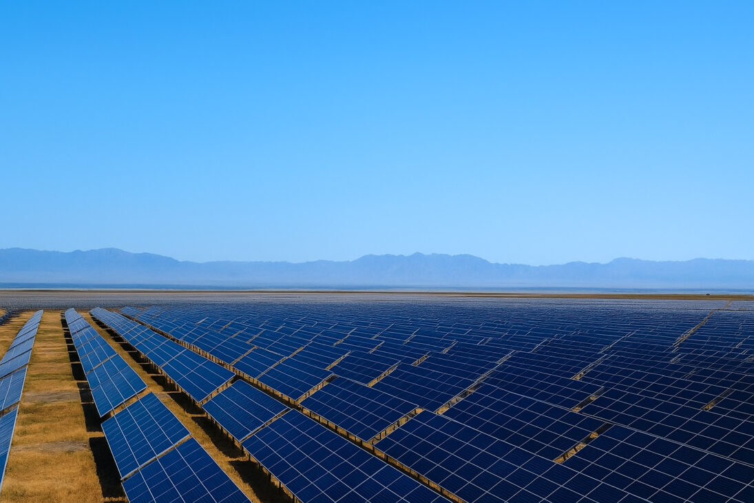 China cria parque de energia solar de 400 km² em pleno deserto - CPG ...
