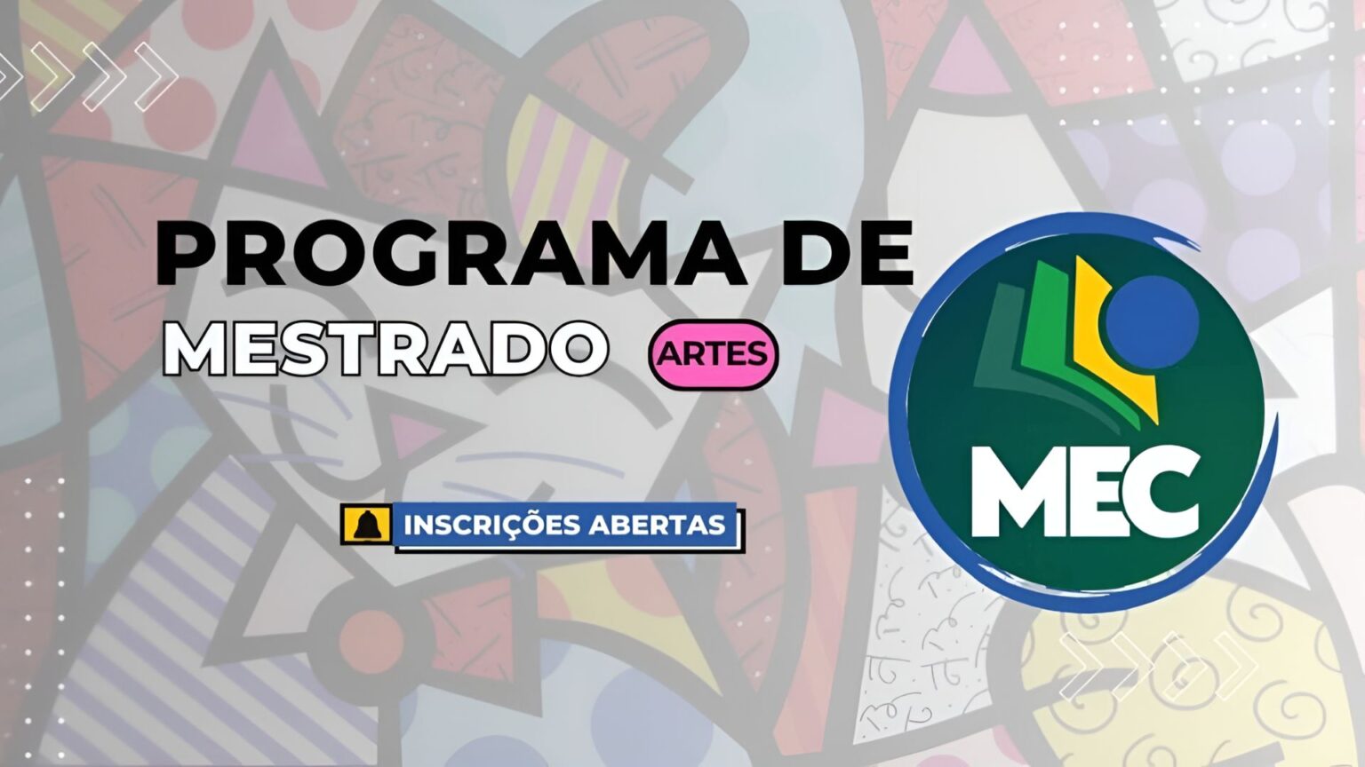 Faça um mestrado no MEC! Ministério da Educação abre inscrições para ...