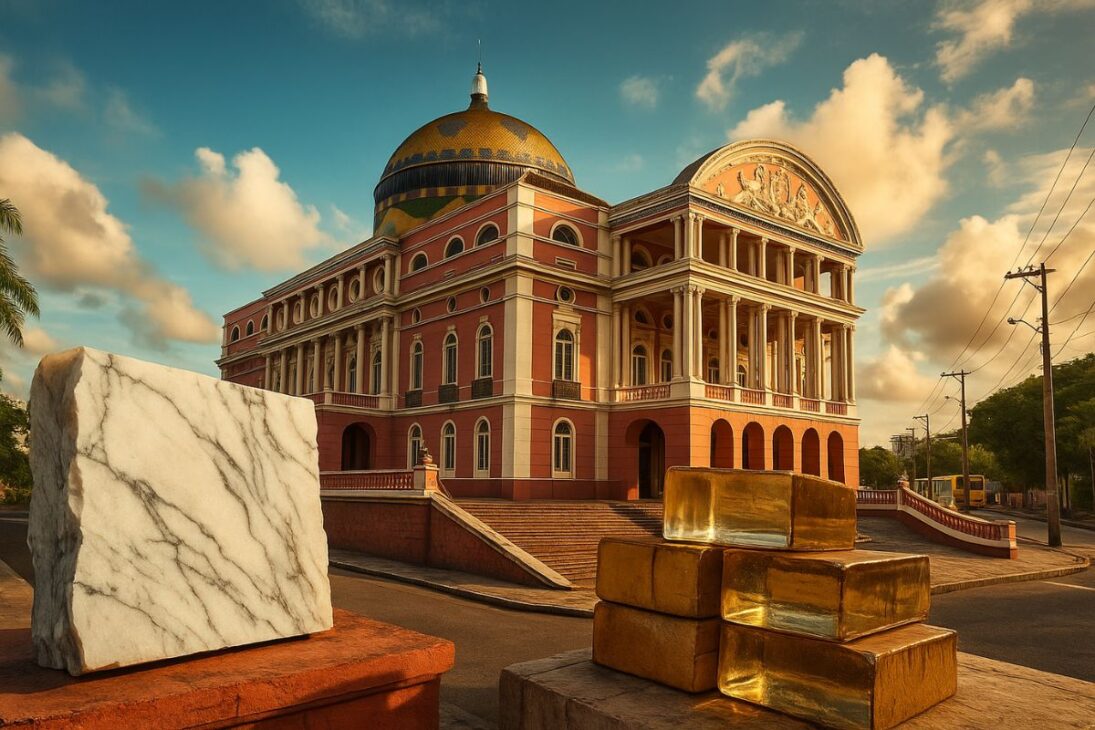 O Teatro Amazonas, em Manaus, foi uma obra faraônica do ciclo da ...