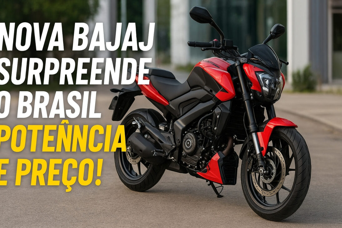 Lançamento da Bajaj Dominar NS400Z 2026 no Brasil mostra motos com alto ...