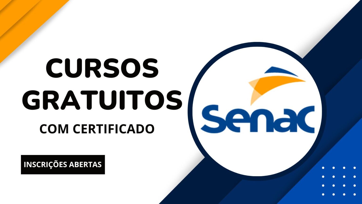 Senac oferece muitos cursos gratuitos sobre TI, Saúde, Idiomas ...