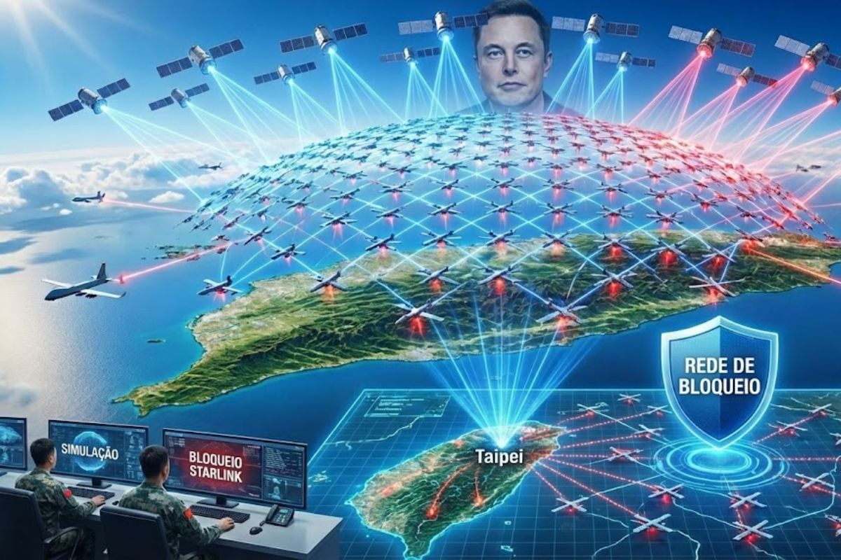 China testa em simulação como bloquear Starlink em Taiwan, descobre que ...
