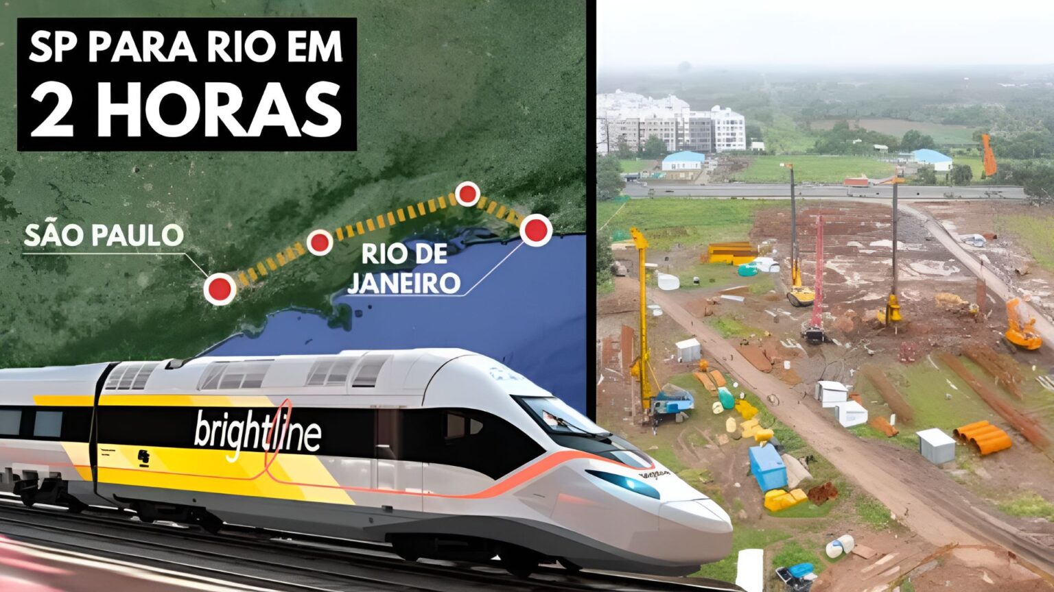 Trem-Bala que liga SP ao RJ: vai começar a construção que pode ...