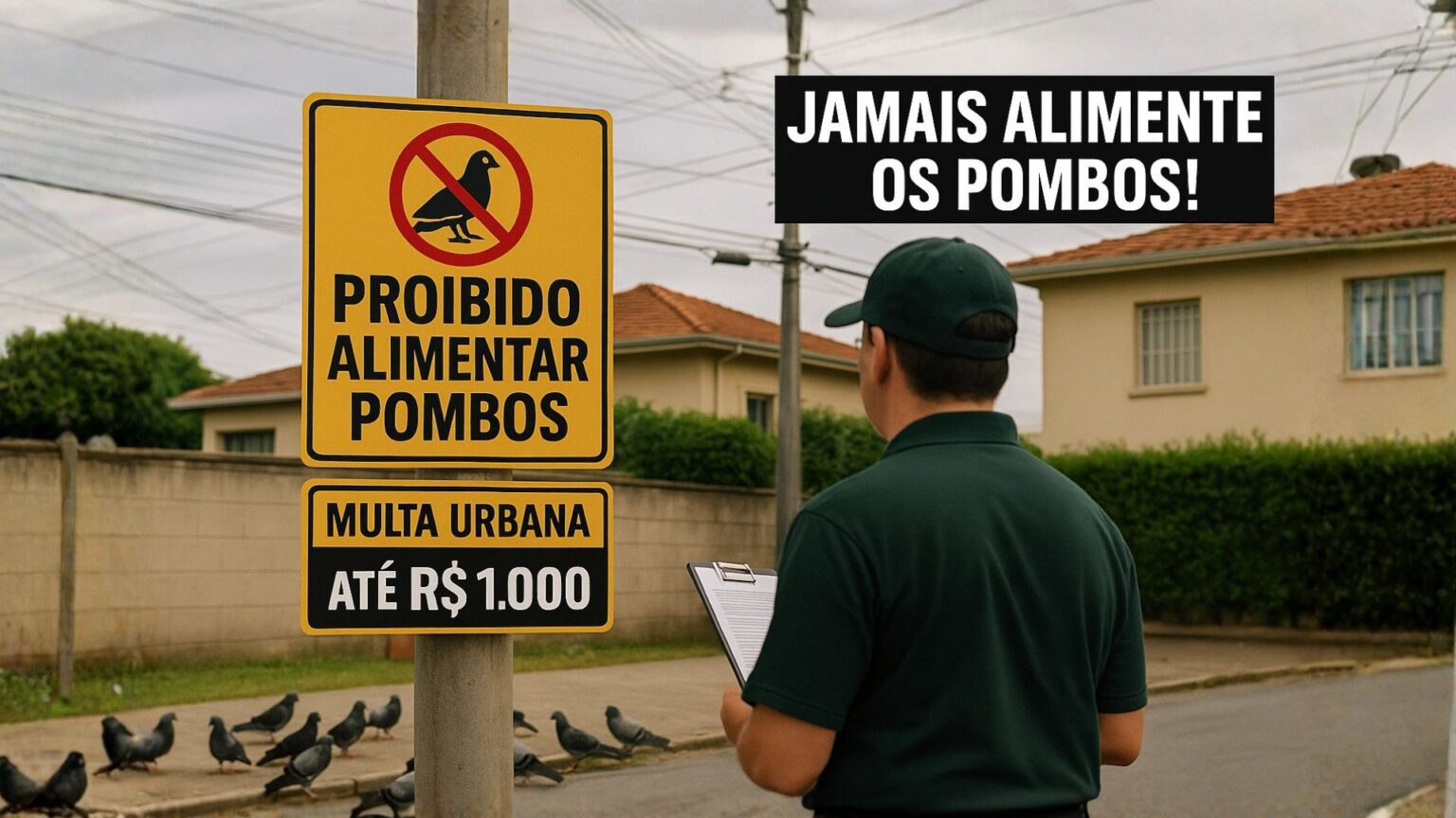 Multas de até R$ 1 mil para quem alimenta pombos em praças e calçadas ...