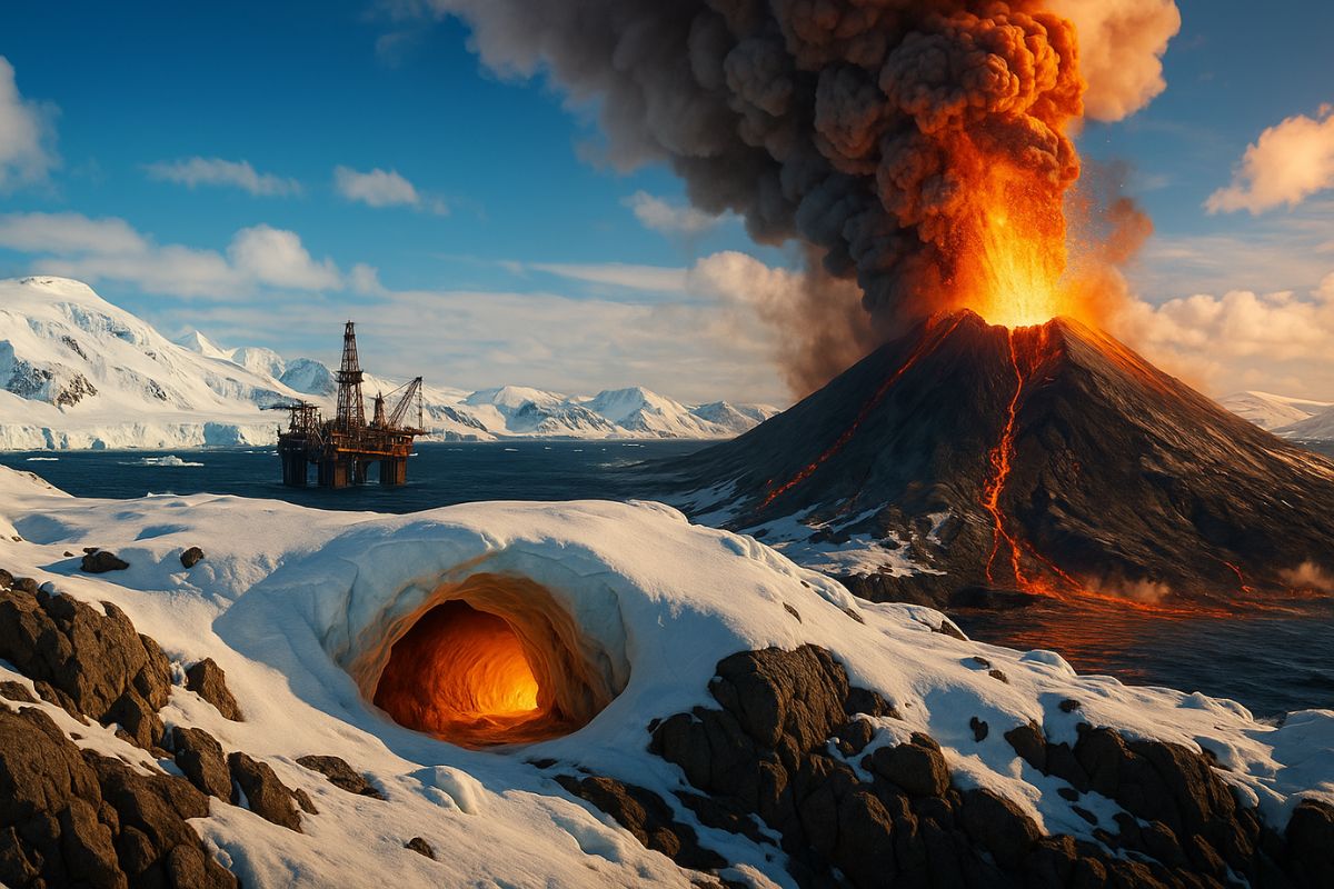 What Antarctica is hiding: volcanoes with hot caves, unknown life ...