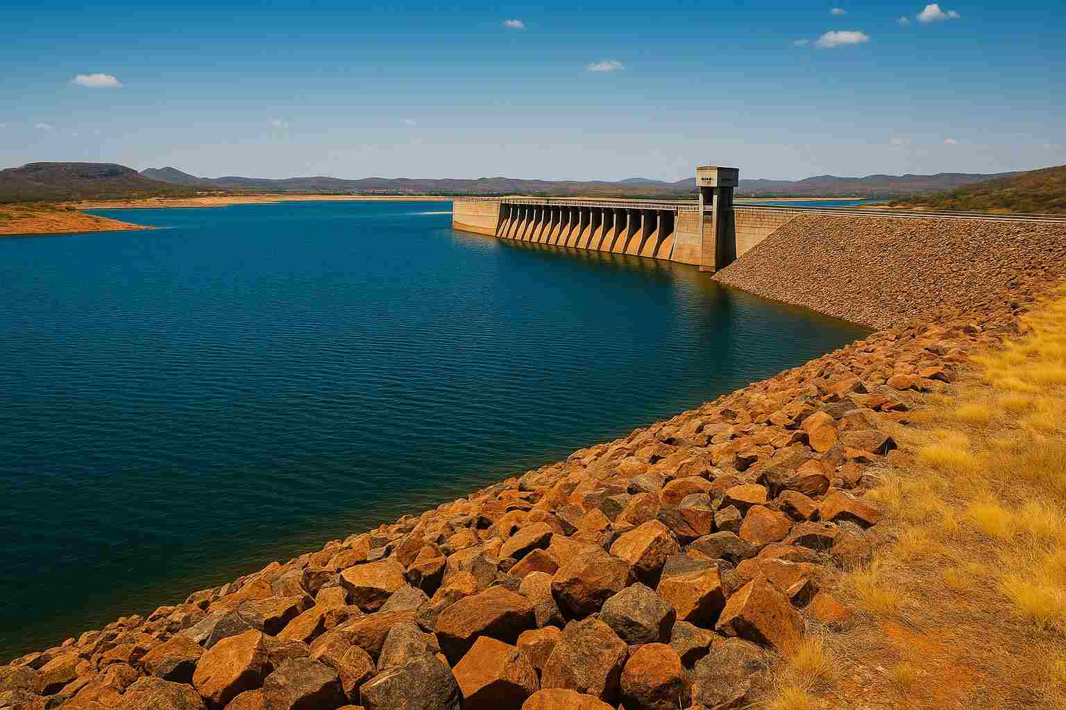 The largest reservoirs in Brazil, storing billions of cubic meters and ...