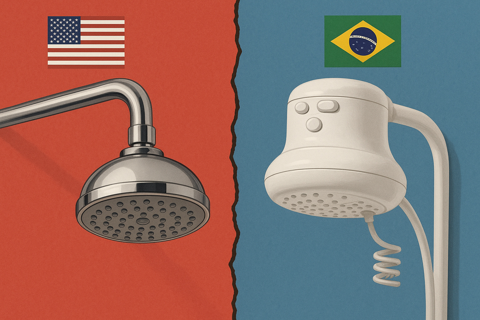 Foreigners enter the shower stall, look at the wires, and panic: why ...