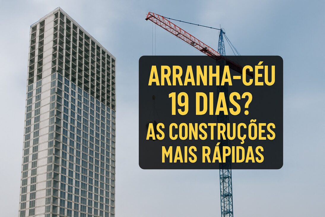 Arranha-céu em 19 dias e torre de 30 andares em 360 horas — as ...