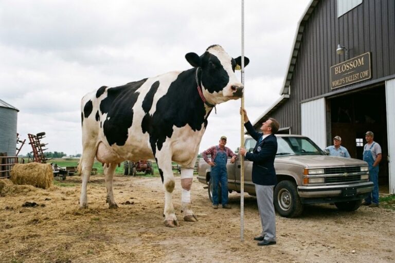 A maior vaca do mundo no Guinness: Blossom, a Holandesa de 1,93 metro ...