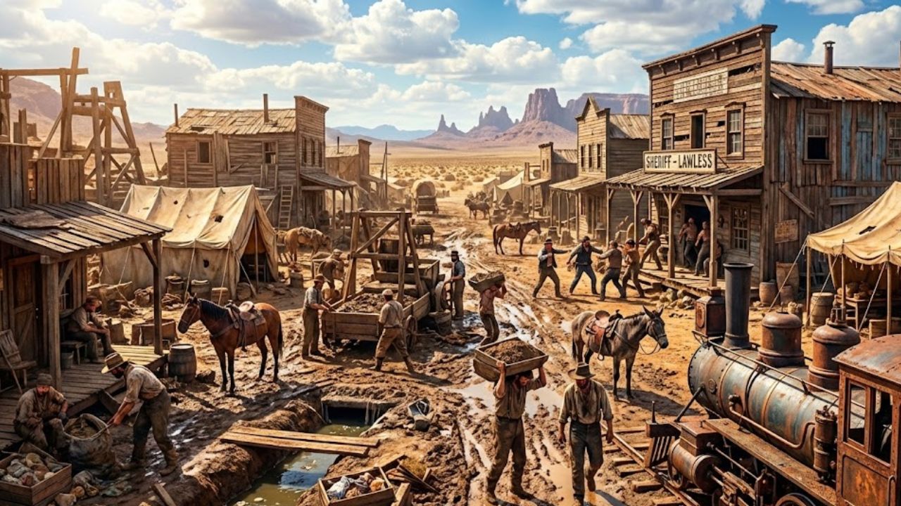 What were towns really like in the Old West: makeshift places, with ...