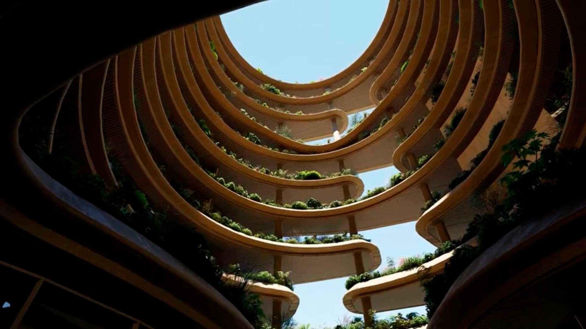 Em cidade que passa de 50 ºC, prédio futurista inspirado em cupinzeiro ...