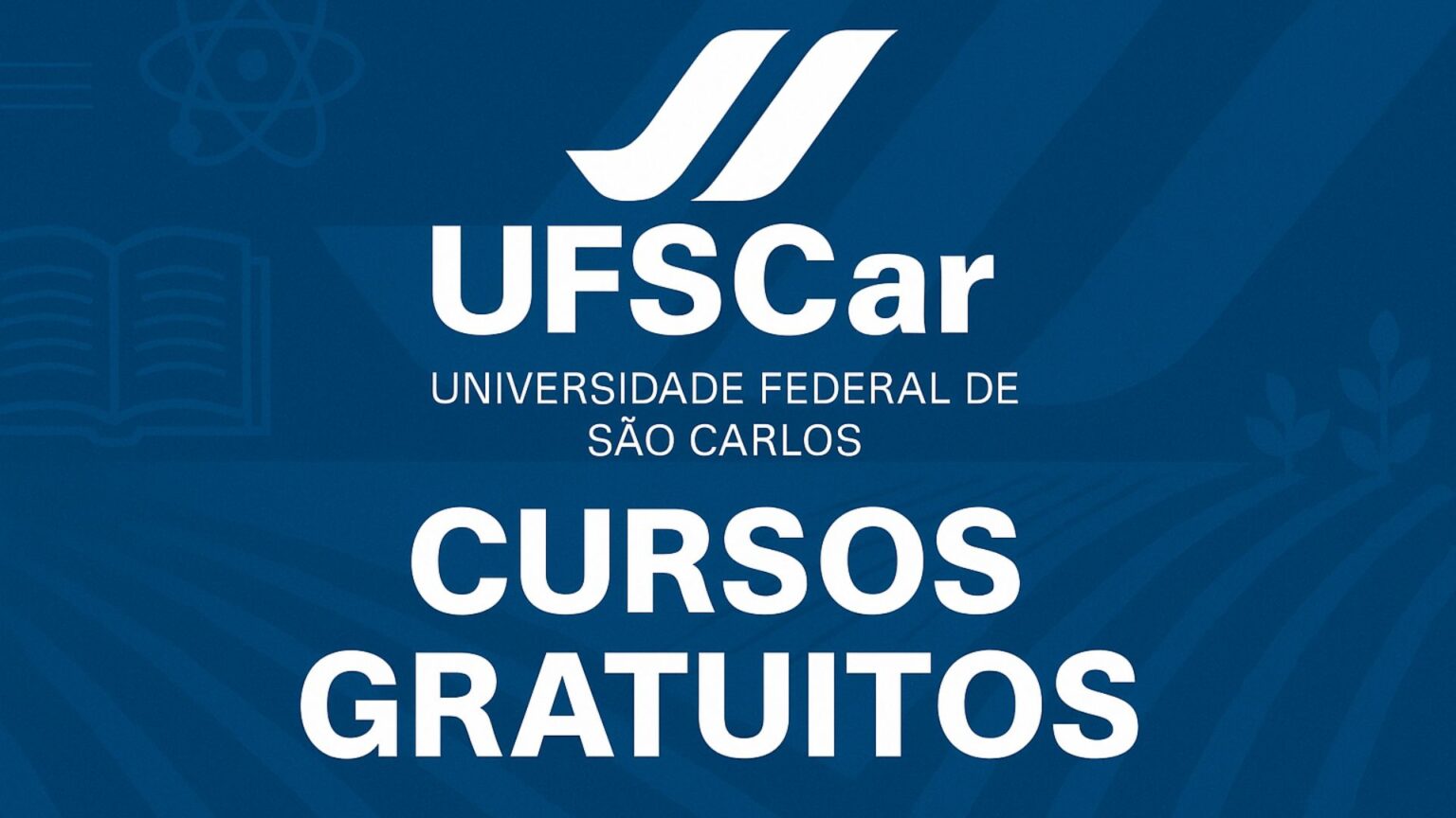 UFSCar abre inscrições para curso gratuito, 100% online e com ...