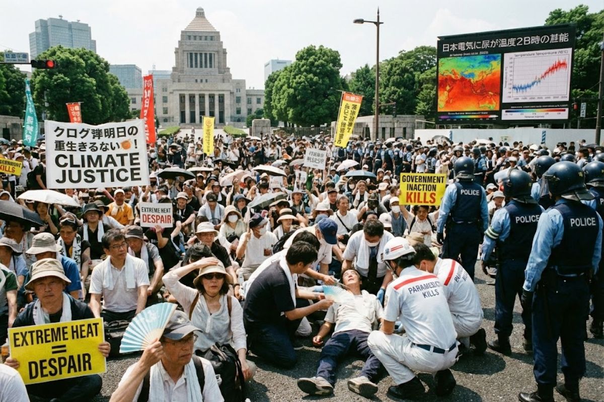 Japanese citizens are suing the government for standing idly by in the ...