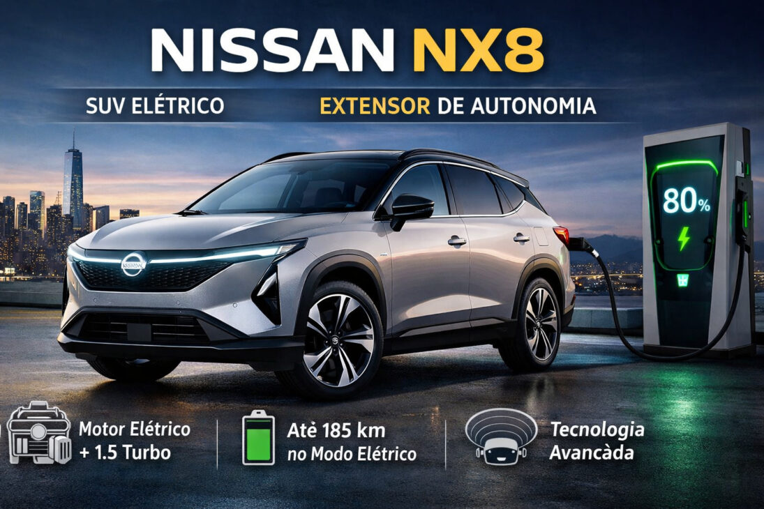 Nissan NX8: lançamento de SUV elétrico com extensor de autonomia amplia ...
