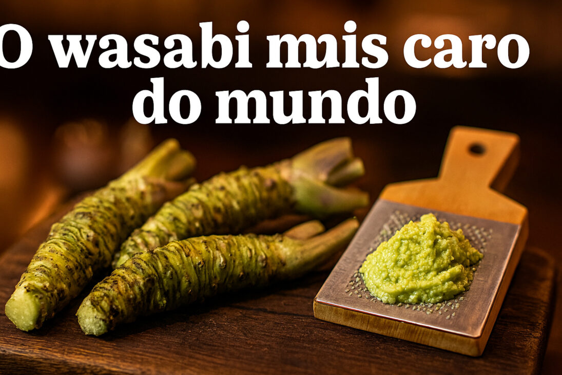 O wasabi verdadeiro que pode custar até R$ 10 mil o quilo: a raiz mais ...