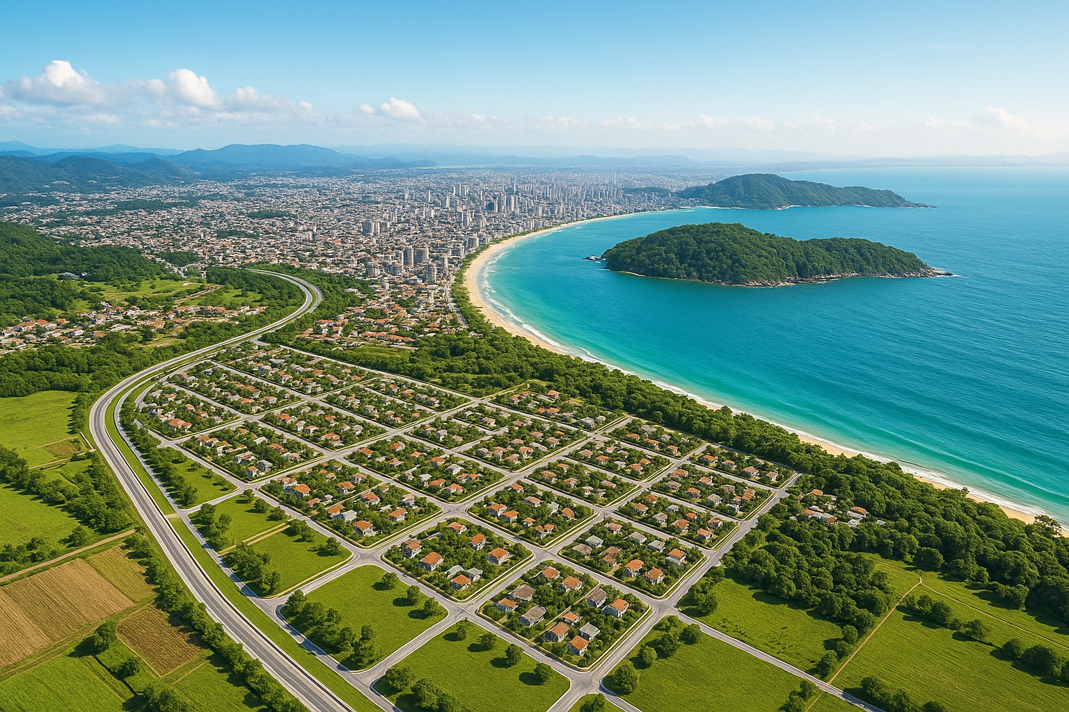 Nova cidade planejada pode surgir em um dos paraísos de SC e nasce ...