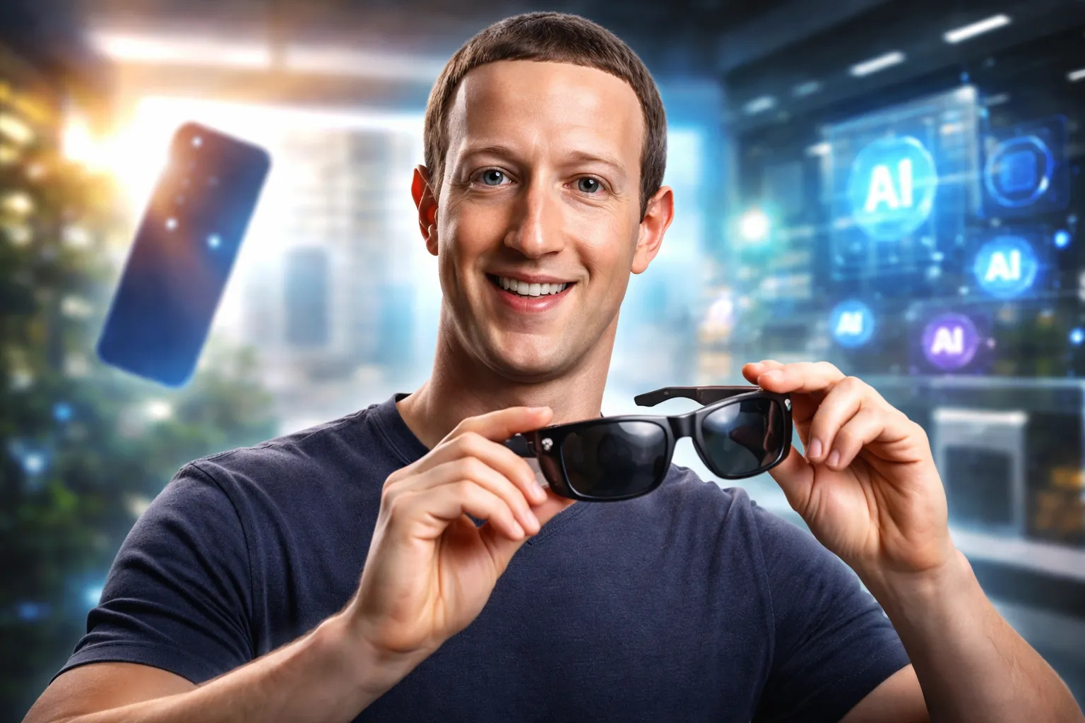Mark Zuckerberg atualiza dispositivo que pode substituir os smartphones