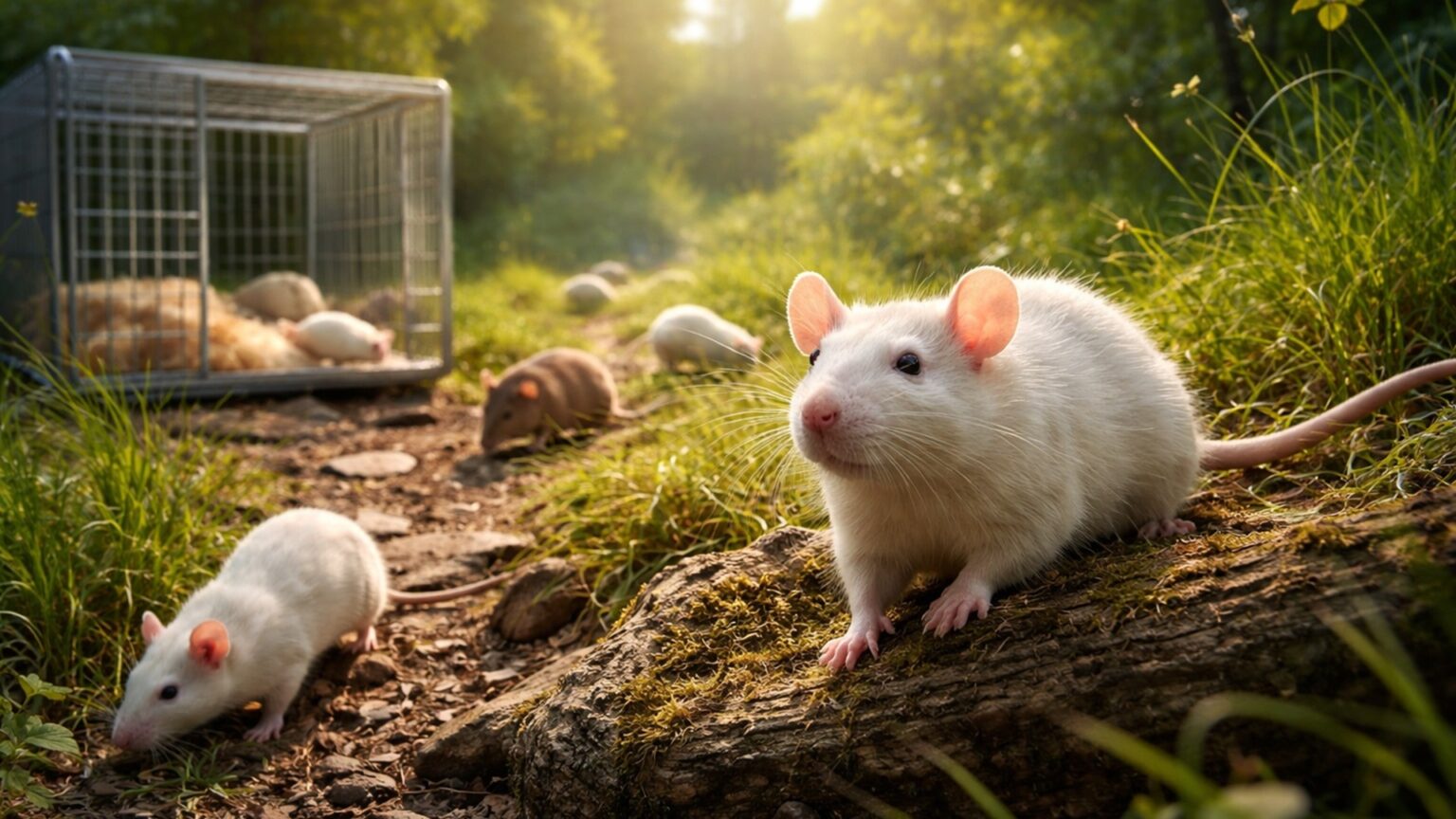 Cientistas soltaram ratos engaiolados na natureza - e algo incrível ...
