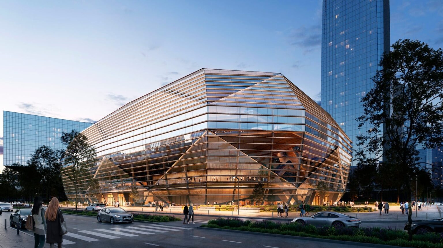 China takes construction to another level: Diamond-shaped building ...