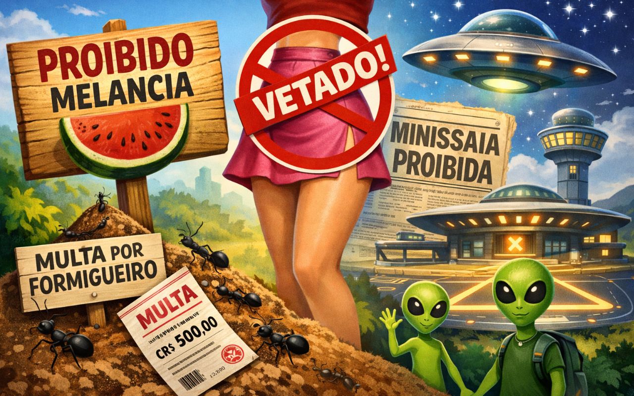De frutas proibidas a "aeroportos para extraterrestres": conheça as 5 ...