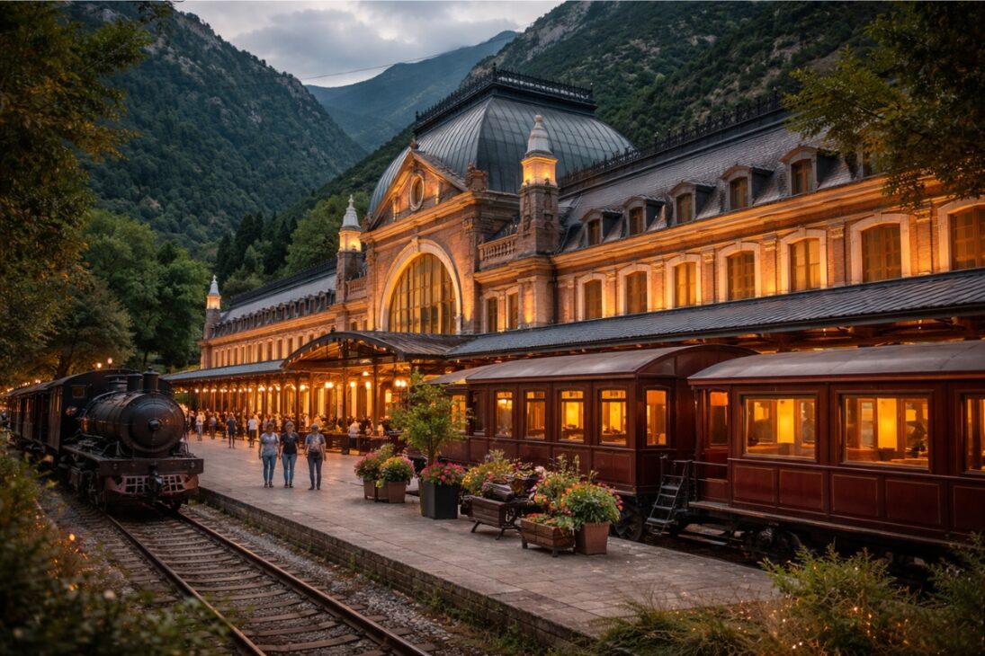 Uma estação de trem centenária, inaugurada em 1928, é restaurada e ...