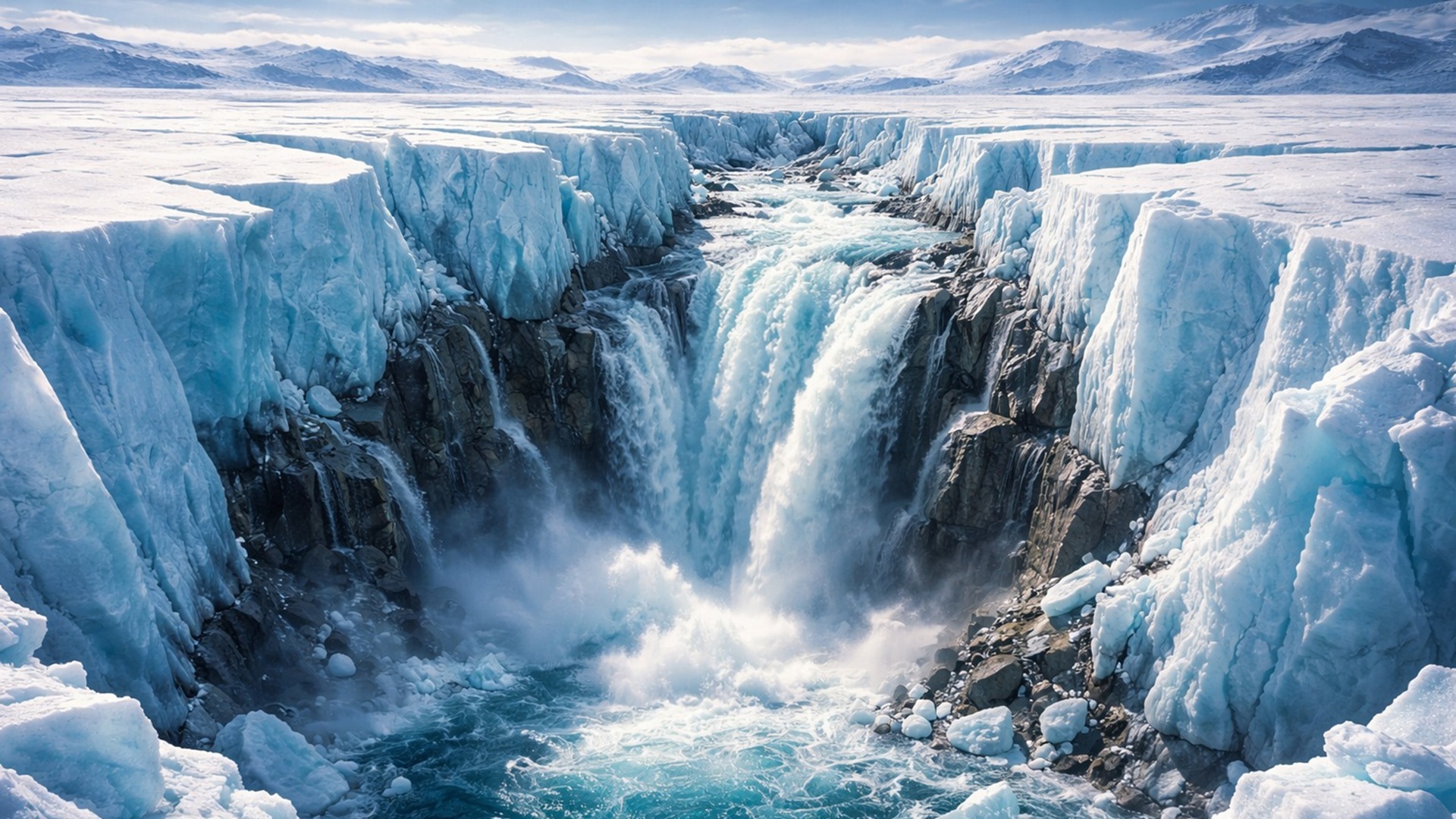 A deluge hidden beneath the ice: 90 billion liters explode beneath ...